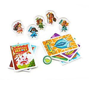 Jumping High Fives Princess Heroes Board Game - Cooperative Princess Castle Game for Kids Ages 4 and Up - Children Develop New Skills Through Play, Perfect for Family Fun Time