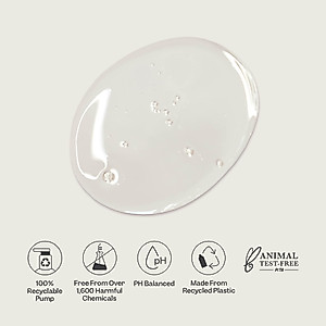 Renpure Plant Based Tea Tree and Rosemary Refresh and Rebalance Shampoo - Soothes Dry Scalp - Delivers Moisture and Shine - Rids Hair of Grime - Dye Free - Recyclable, Pump Bottle Design - 24 fl oz