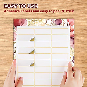 HABGP Return Address Labels, 1" X 2-5/8" Matte Mailing Label Stickers Personalized for Laser/Inkjet Printer, Shipping, School Supplies, White Labels (30 per Sheet, 30 Sheets, Total 900 Labels)