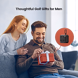 CHIFENCHY 2 Packs Golf Speaker with Magnetic, Portable Loud Stereo Sound for Golf Cart 24H Playtime, TWS Pairing, Golf Gifts for Men, Rugged Outdoor/Shockproof/Waterproof Wireless Speaker