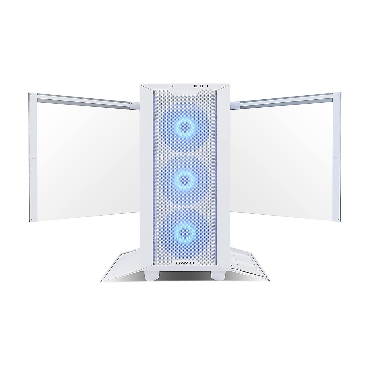 LIAN LI Lancool III RGB White Aluminum/SECC/Tempered Glass Gaming Case with 4 × 140 PWM Fans (ARGB)- LANCOOL 3R-W