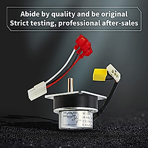 812-4421 Auger Feed Motor Replacement for Quadra-Fire Part 812-4421 & 812-4420，2.4RPM 120V Auger Feed Motor Fits for Heatilator CAB50 PS35 PS50 7000-500 PH，High Quality and More Robust