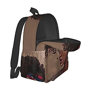 African American Black Girl4 Backpack college backpack for women laptop Bookbag travel backpack for girl boy