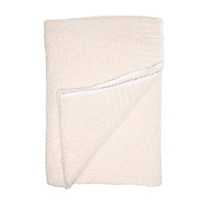 Barefoot Dreams CozyChic Rib Trim Throw - 60" x 45"