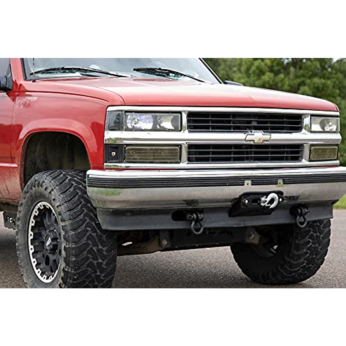 Rough Country Tow Hook Shackle Mounts for 88-98 Chevy/GMC C1500/K1500 - RS163