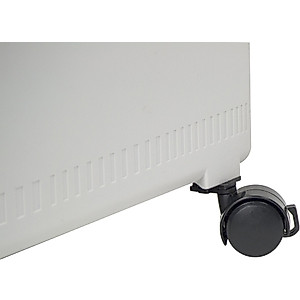 Storex 61312B01C Two-Drawer Mobile Filing Cabinet, 14-3/4w x 18-1/4d x 26h, Black