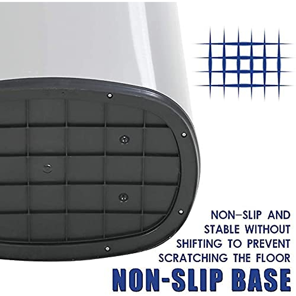 Kitchen Trash Waste Bin Brushed Stainless Stell Garbage Can 13 Gallon Automatic Trash Can Touch Free High Capacity 50 Liter with Lid , for Bathroom Bedroom Home Office