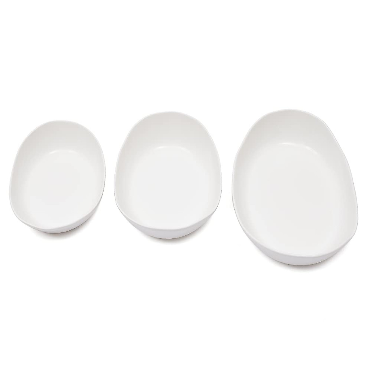 Futchoy Household 3 Tier Ceramic Fruit Plate Bowl,Bamboo Wooden Frame Plate Basket Holder,for Vegetables,Fruit and Candy Organizing (White)