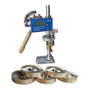 BAXIONGDI digital angle facet manipulator with 5 index wheels (32,64,72,80,96),angle positioning robot arm,multi-height positioning manipulator,for jewelry, jade, gem adjust angles grinding&polishing