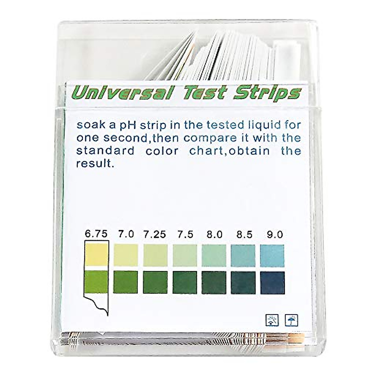 AMTAST pH Test Strips Testing Alkaline and Acid Levels in The Body pH Level Tests (100 Strips)