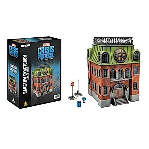 Marvel: Crisis Protocol Sanctum Sanctorum Terrain Expansion - Mystical Sanctuary for Epic Battles! Tabletop Superhero Game, Ages 14+, 2 Players, 90 Minute Playtime, Made by Atomic Mass Games