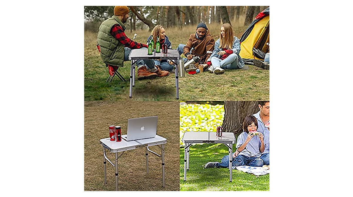 Folding Camp Table Small & Portable for Camping and Indoor Use