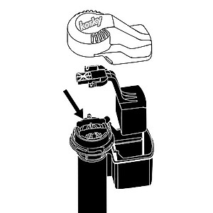 Korky QuietFill Fill Valve Replacement Cap 528 R528