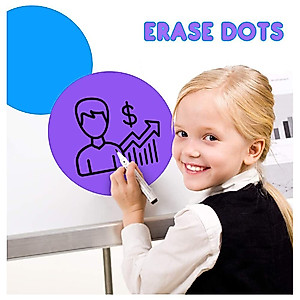 30 x PCS Floor Dots 4 Inch Removable Multicolor Vinyl Stickers for Preschool and Kindergarten Elementary Teacher - Removable Line Marker for Classroom - Social Distancing