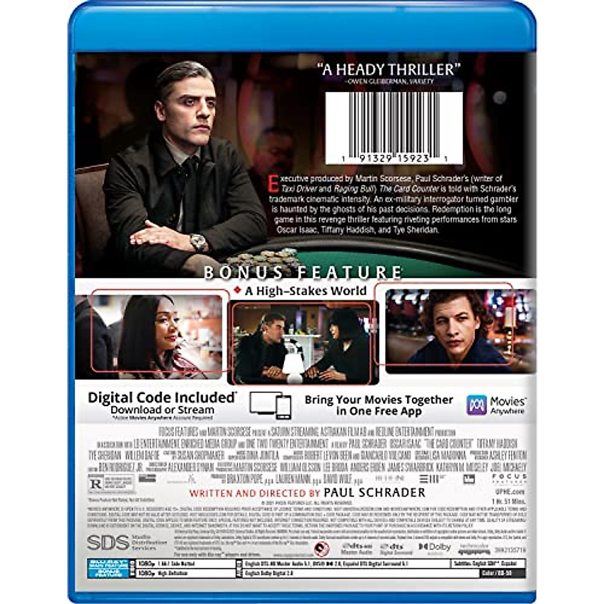 The Card Counter - Blu-ray + Digital