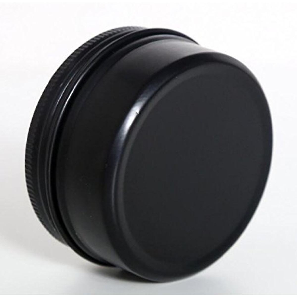 3 oz.Tins Black Aluminum Metal Tin Round Screw Top Lid Containers Jars Metal Storage Tin Jars Aluminum Tin Cans Travel Storage Tins,for Lip Balm DIY Cosmetics Salves, 3oz./3 Ounce/90 ML,10 Pack