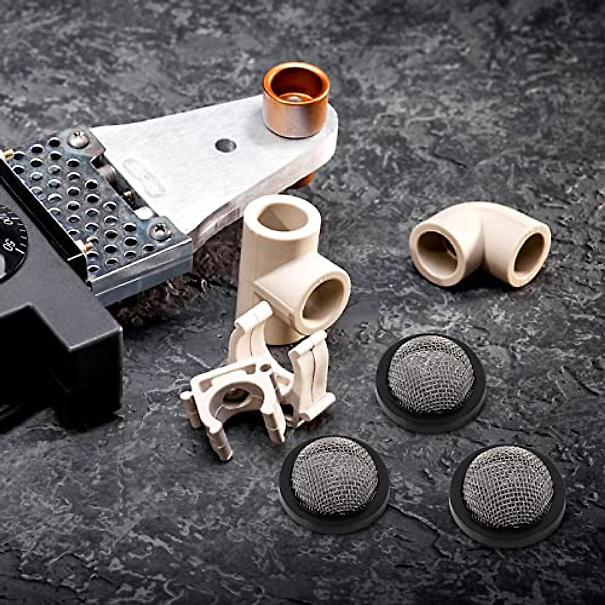 GANAZONO 30pcs Stainless Steel Screen Hose Washers Filter Pressure Shower Head Washer Gasket Inlet Hose Screen Washer Repair Kit for Washing Machine Garden Hose Connector