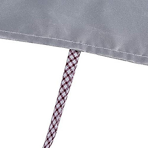 Silver Washing Machine Cover Waterproof Sunscreen Cover Front Load Washer Dryer Coat Protection Washer Cover