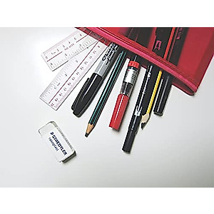 3 Pack Two-Color Scale (inch, cm) Plastic Ruler Set Straight Ruler Plastic Measuring Tool for Student School Office (6 inch Ruler,8 inch Ruler, 12 inch ruler/15,20,30cm)