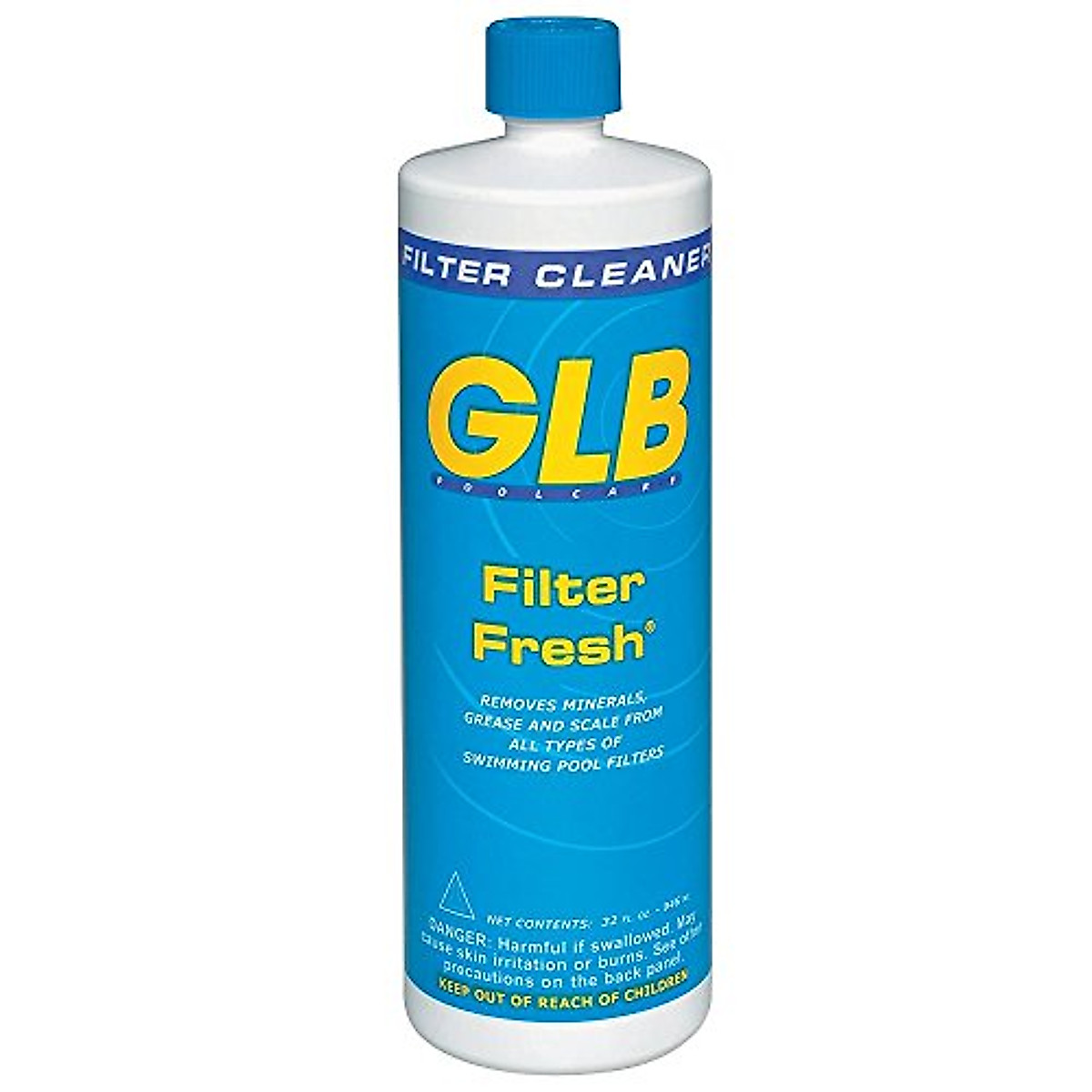 GLB Pool & Spa Products 71010 1-Quart Filter Fresh Pool Filter Cleaner