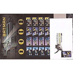 USPS Batman DC Comics Forever Stamps - sheet of 20 - Scott 4928-35