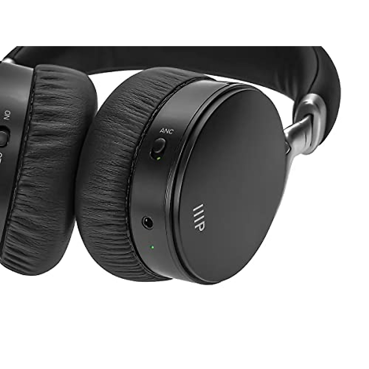 Monoprice Bluetooth Headphones with Active Noise Cancelling, 20H Playback/Talk Time, with The AAC, SBC, Qualcomm aptX, and Qualcomm aptX Low Latency Audio codecs,Black