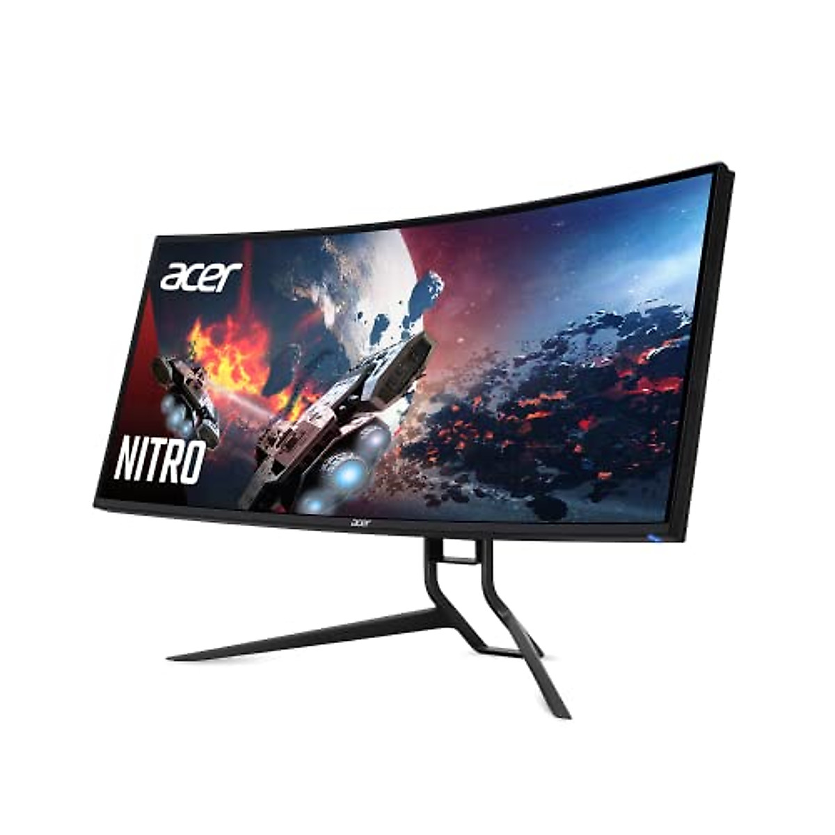 Acer Nitro XR343CK Pbmiipphuzx 34" UltraWide QHD 3440x1440 1900R Curved Gaming Monitor | AMD FreeSync Premium | 180Hz | DisplayHDR400 | DCI-P3 98% | 1 x USB 3.1 Type-C, 2 x Display Port & 2 x HDMI 2.0