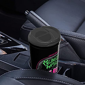 LOREBUTY Municipal Band Waste Coffee Mug With Lids 12oz Insulated Car Mugs Double Wall Vacuum Reusable Travel Coffee Cup For Hot/Ice Drinks Coffee Teas