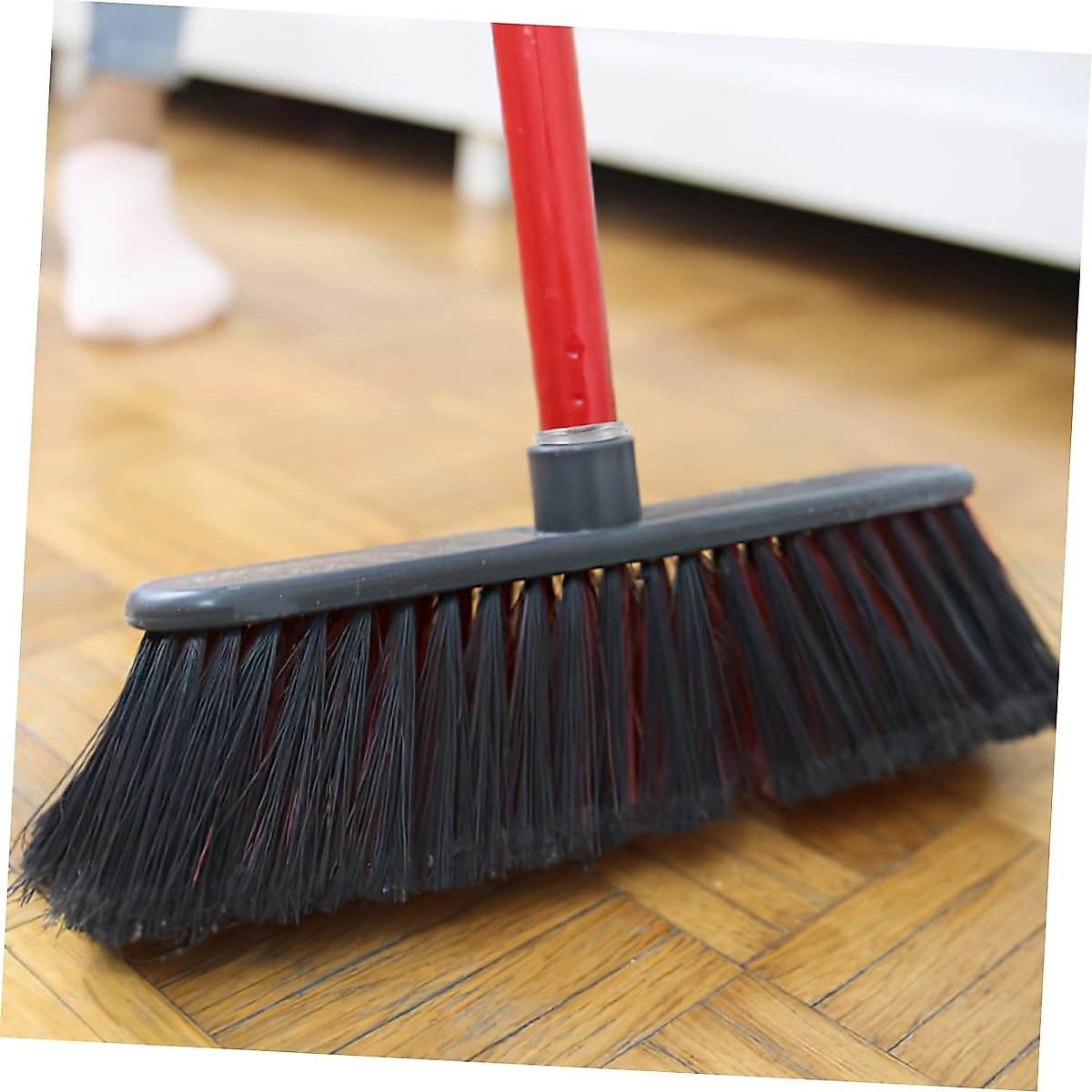 GRIRIW Threaded Tip Replacement Extension Poles Broom Handle Threaded End for Push Broom and Duster Attachment Repairing Solution for Cleaning Tools