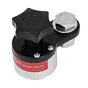 Welding Ground, 300A Magnetic Welding Ground Clamp Grounding Magnetic Connector Earth Switch for Industrial Welding Machine magnetic welding ground Popular