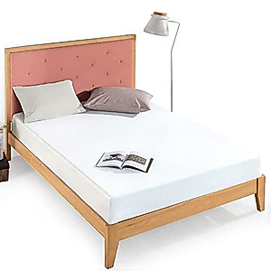 ZINUS 8 Inch Green Tea Cooling Gel Memory Foam Mattress / Cooling Gel Foam / Pressure Relieving / CertiPUR-US Certified / Bed-in-a-Box, Twin, White