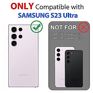 SPORTLINK for Samsung Galaxy S23 Ultra Case Waterproof - Built in Lens & Screen Protector[IP68 Underwater][6.6FT Military Dropproof][Dustproof] Full Body Shockproof Case for Galaxy S23 Ultra 6.8’’