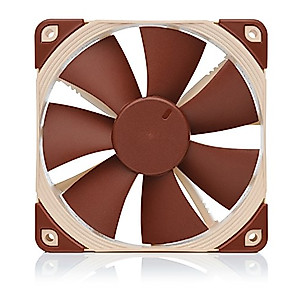 Noctua NF-F12 5V, Premium Quiet Fan with USB Power Adaptor Cable, 3-Pin, 5V Version (120mm, Brown)