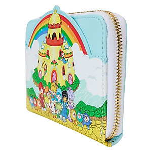Loungefly Rainbow Brite Color Castle Zip Around Wallet