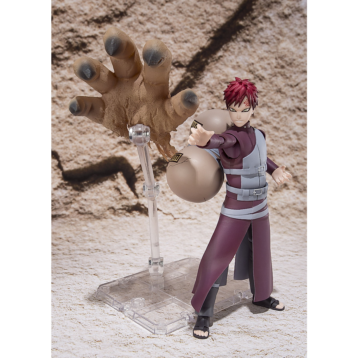 TAMASHII NATIONS Bandai S.H.Figuarts Gaara Naruto Shippuden Action Figure