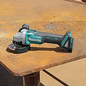 Makita XAG04Z-R 18V LXT Lithium-Ion Brushless Cordless 4-1/2 / 5 in. Cut-Off/Angle Grinder, (Tool Only) (Renewed)
