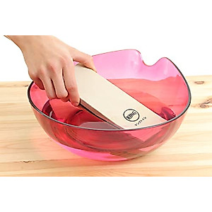 Japanese Knife Sharpener 1000/6000 Grit and Knife Angle Holder Set by B&B japan for Stainless Steel Cutlery and Pointed Carver, Best for Long-Lasting Sharpness, "KING" Trade Mark