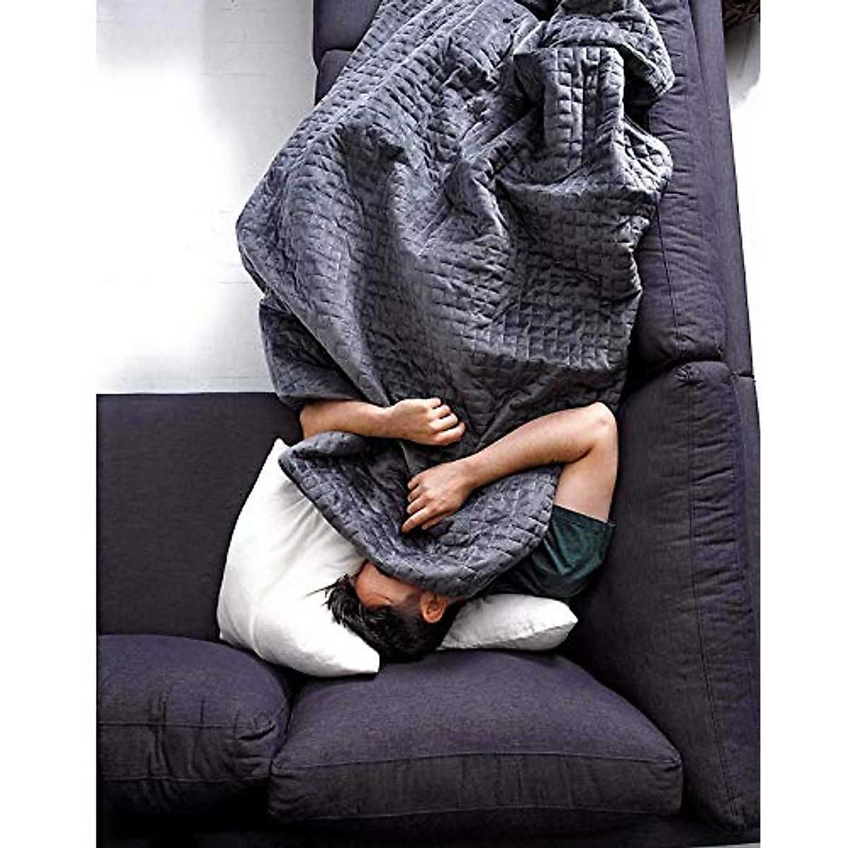 Tranquility 12lb Weighted Throw Blanket - Gray