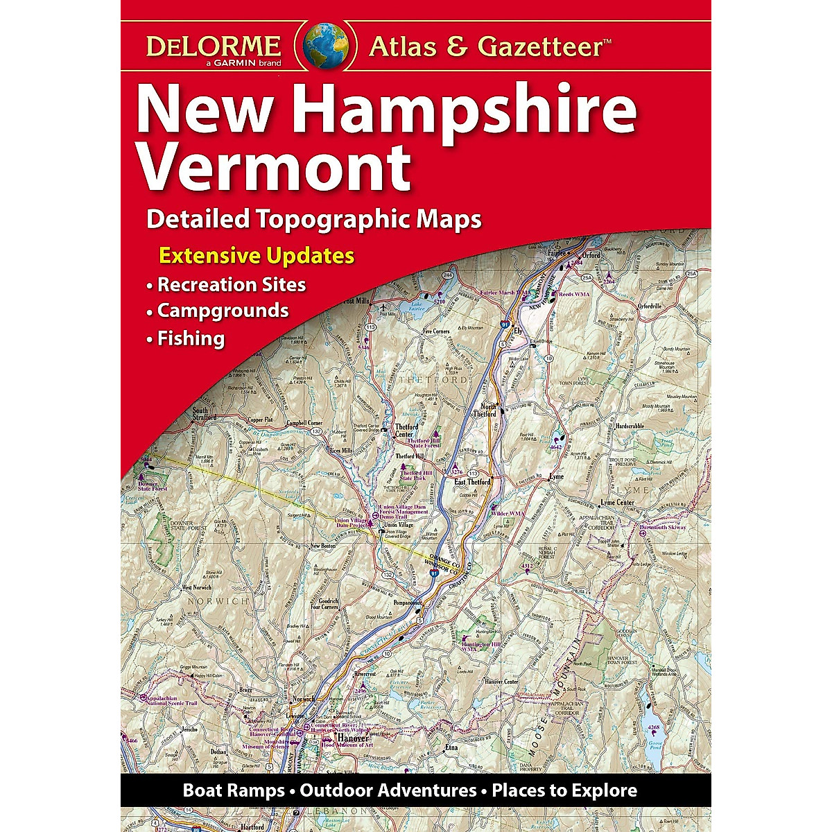 Delorme New Hampshire/Vermont Atlas & Gazetteer (Delorme Atlas & Gazetteer)