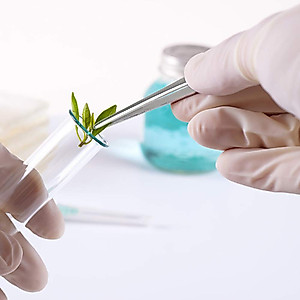 16 Pieces Stainless Steel Lab Spatula Micro Scoop Tweezers Set Laboratory Sampling Spoon Mixing Spatula for Powders