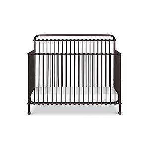 Namesake Winston 4-in-1 Convertible Metal Crib in Vintage Iron, Greenguard Gold Certified