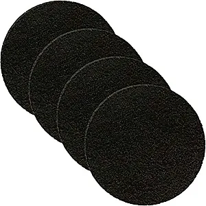 3.75" - 4 Pack Activated Charcoal Filter for Kitchen Compost Bin | 3.75 Inch Activated Carbon Filter Replacement Set for Kitchen Recycle Bin | Odor Absorbing Compost Filter Replacement