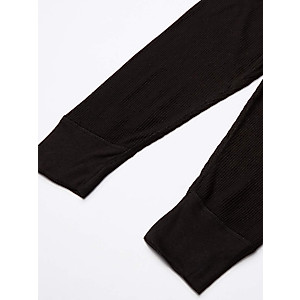 Fruit of the Loom Men's Classic Midweight Waffle Thermal Underwear Bottoms (1 & 2 Packs), Black/Black, X-Large Classic Midweight Waffle Thermal Underwear Bottoms, Black/Black (2-Pack), X-Large