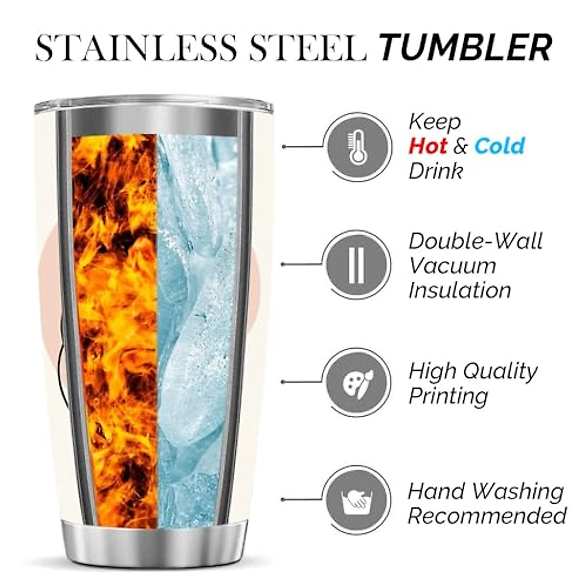 FOCIUZTA 40oz Vibrant Cartoonish Game Controller Pattern Tumbler with lid, Travel Coffee Cup, Ideal for Easter, Gaming Enthusiast, Mother Day, and birthday gifts