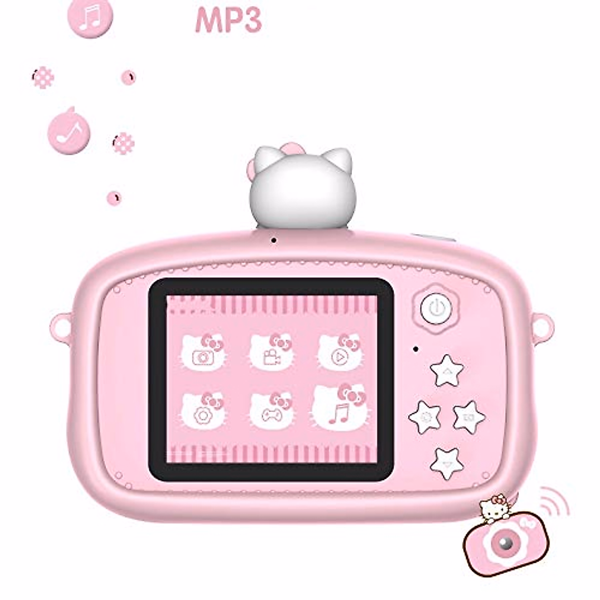 LKYBOA Children's Camera Can Take Pictures Cartoon Digital Camera Boys and Girls High List Anti Toy Gift