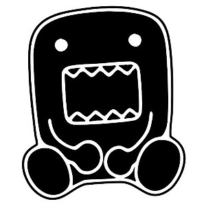 JDM Domo Kun - Sticker Graphic - Auto, Wall, Laptop, Cell, Truck Sticker for Windows, Cars, Trucks