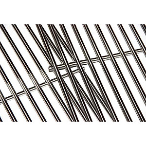 Htanch SF8252 (2-Pack) 16 1/2" Stainless Steel Cooking Grates Grid for Vermont Castings VC3050, VCS3006, VCS3505, VCS3505BI, VCS3506, VM400, VM400XBP, VM406 and for ProChef 34402, 34602