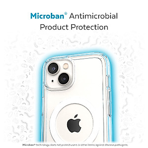 Speck Clear iPhone 14 & iPhone 13 Case - Slim, Built for MagSafe, Scratch Resistant & Drop Protection Clear Phone Case - Anti-Yellowing for 6.1" iPhone 13 & iPhone 14 Case - Dual Layer - GemShell