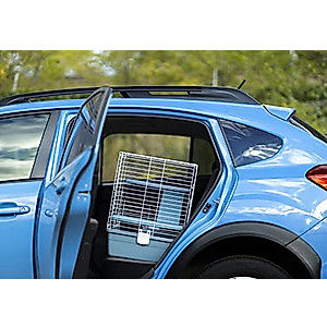 Prevue Pet Products Adult Ferret, Chinchilla, Small Animal Critter Home/Travel Cage with Deep Tubby Base, 1 inch Wire Spacing, Blue (529BLUE)