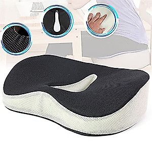 gyp Seat Cushion, Simplicity Tailbone Cushion Memory Foam Rebound Coccyx Cushion Ergonomic Posture Seat Pads Cushion Chair Pad Orthopedic Seat Cushion